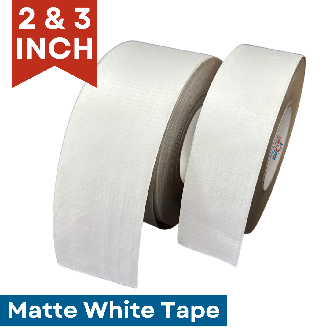 Matte White Tape – AtticFoil Radiant Barrier